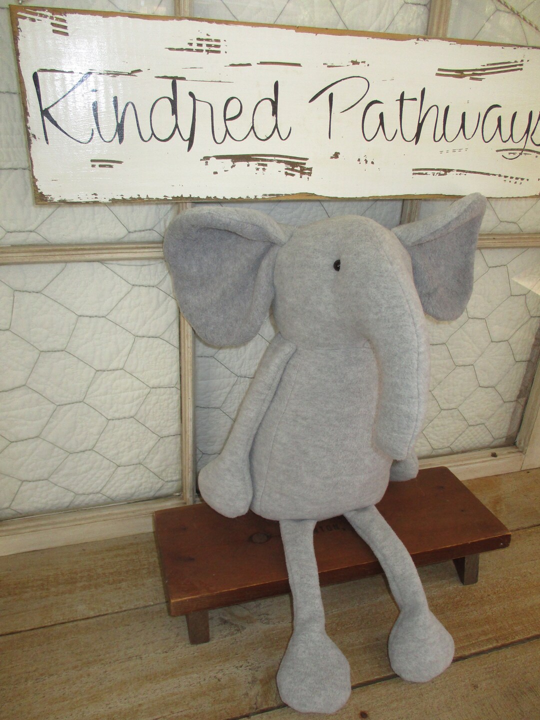 Elephant, Stuffed Elephant, Plush Elephant, Fleece Elephant, Gender ...