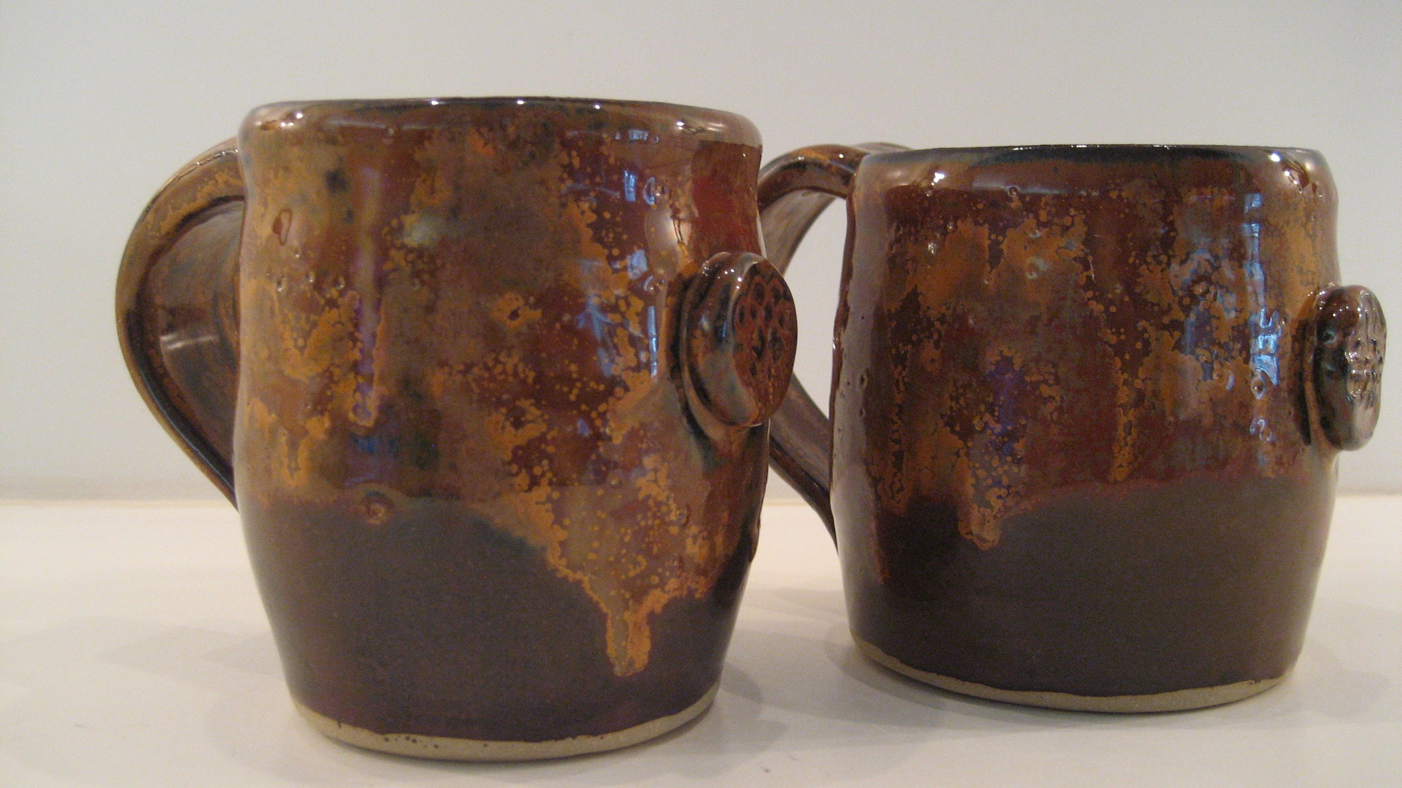 Pair of Pottery Coffee Mugs