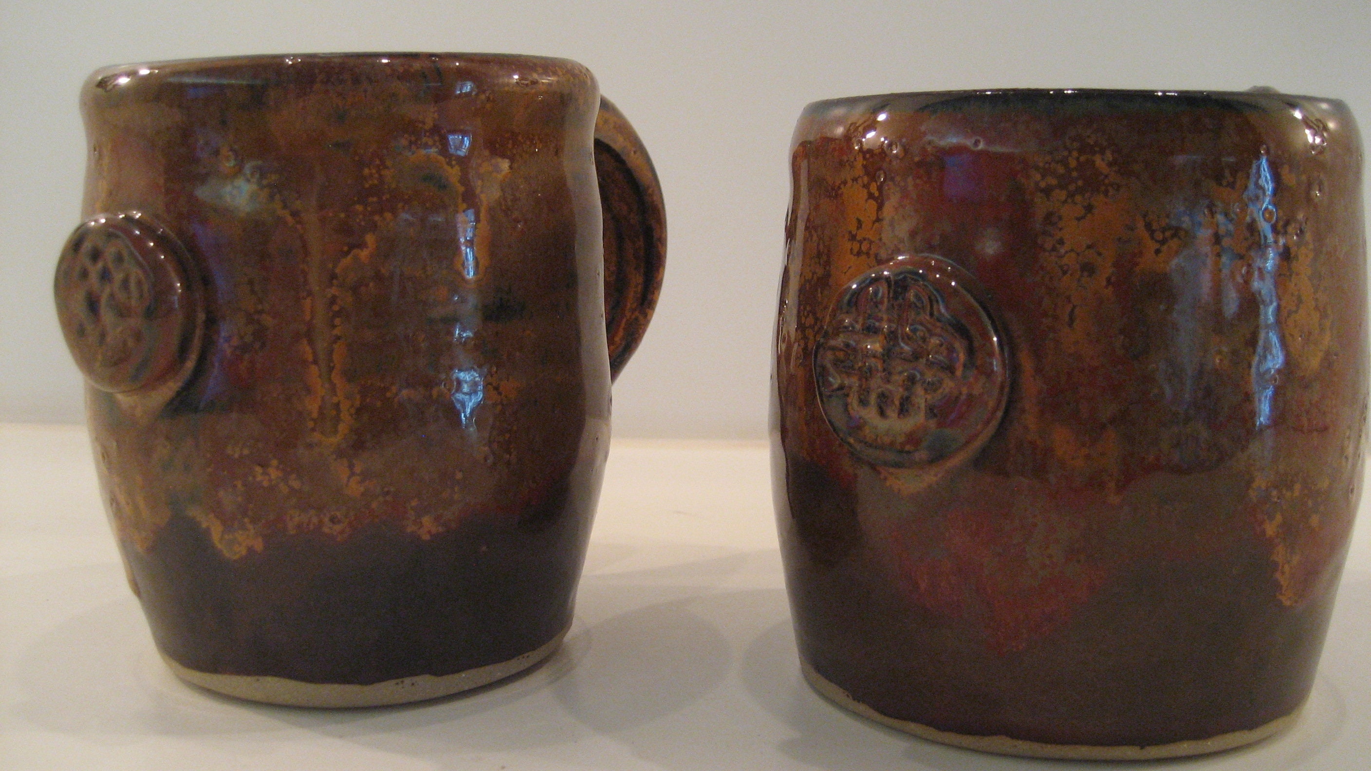 Pair of Pottery Coffee Mugs