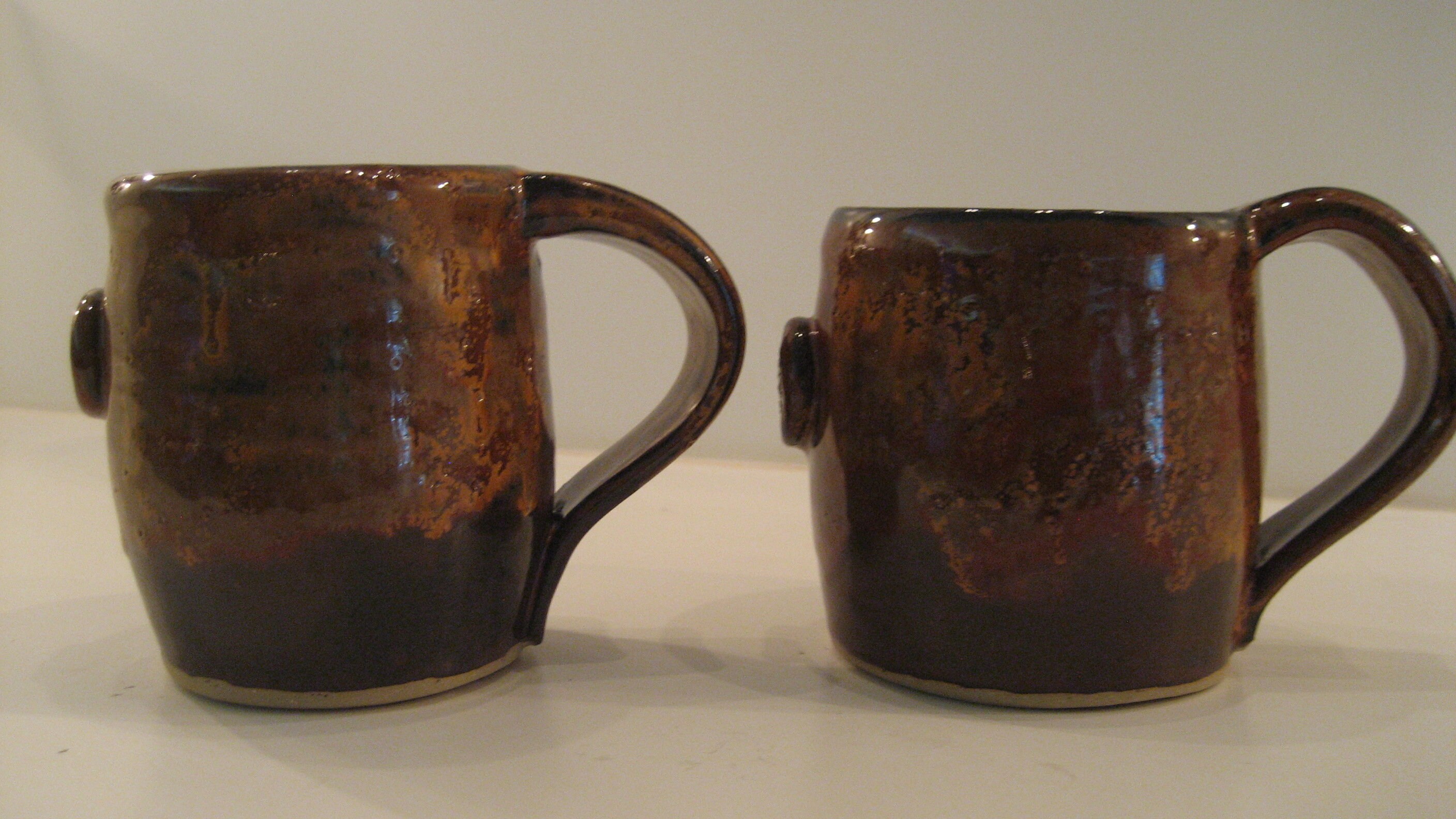 Pair of Pottery Coffee Mugs