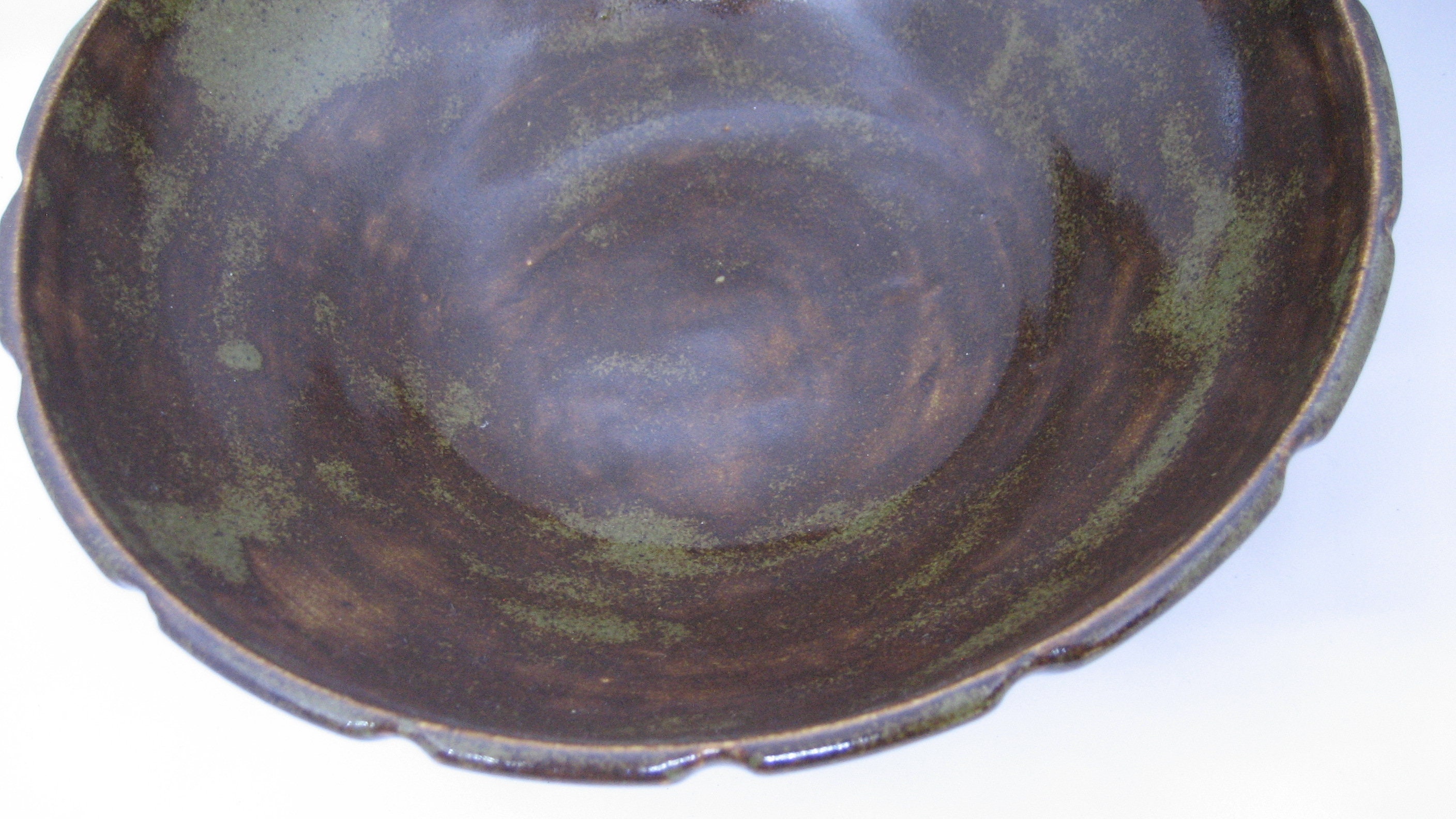 Wheel Thrown Pottery Serving Bowl