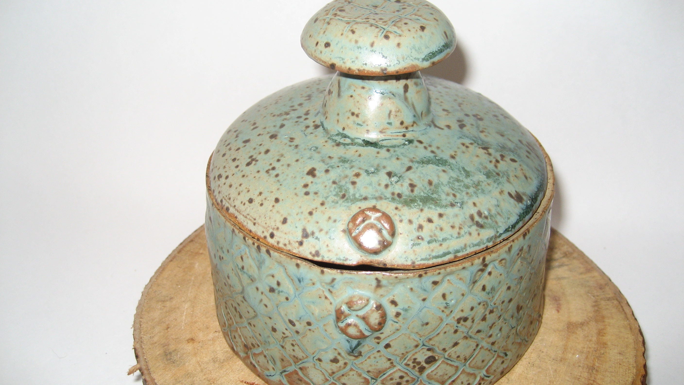 Wheel Thrown and Altered Lidded Pottery Box