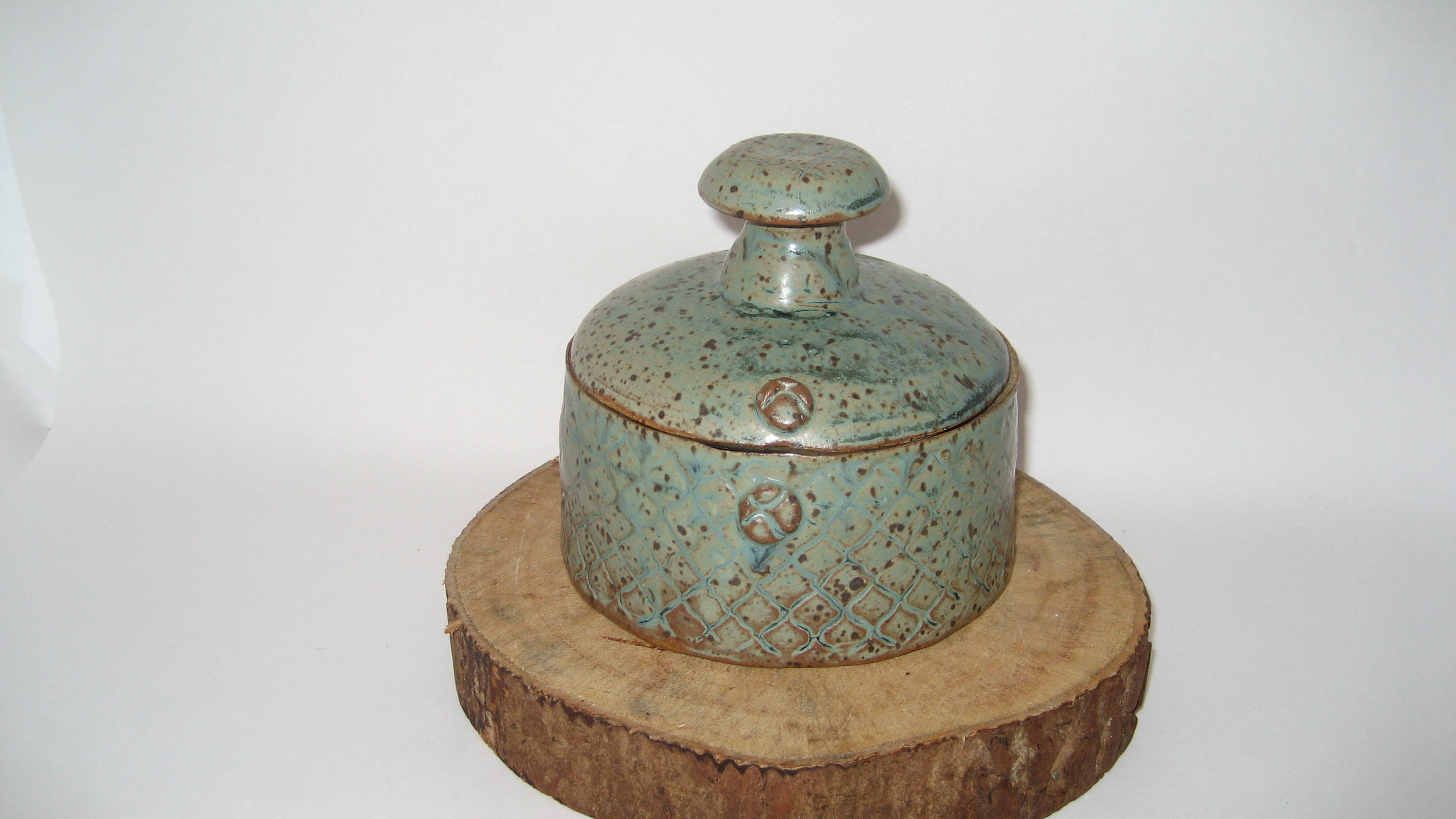 Wheel Thrown and Altered Lidded Pottery Box