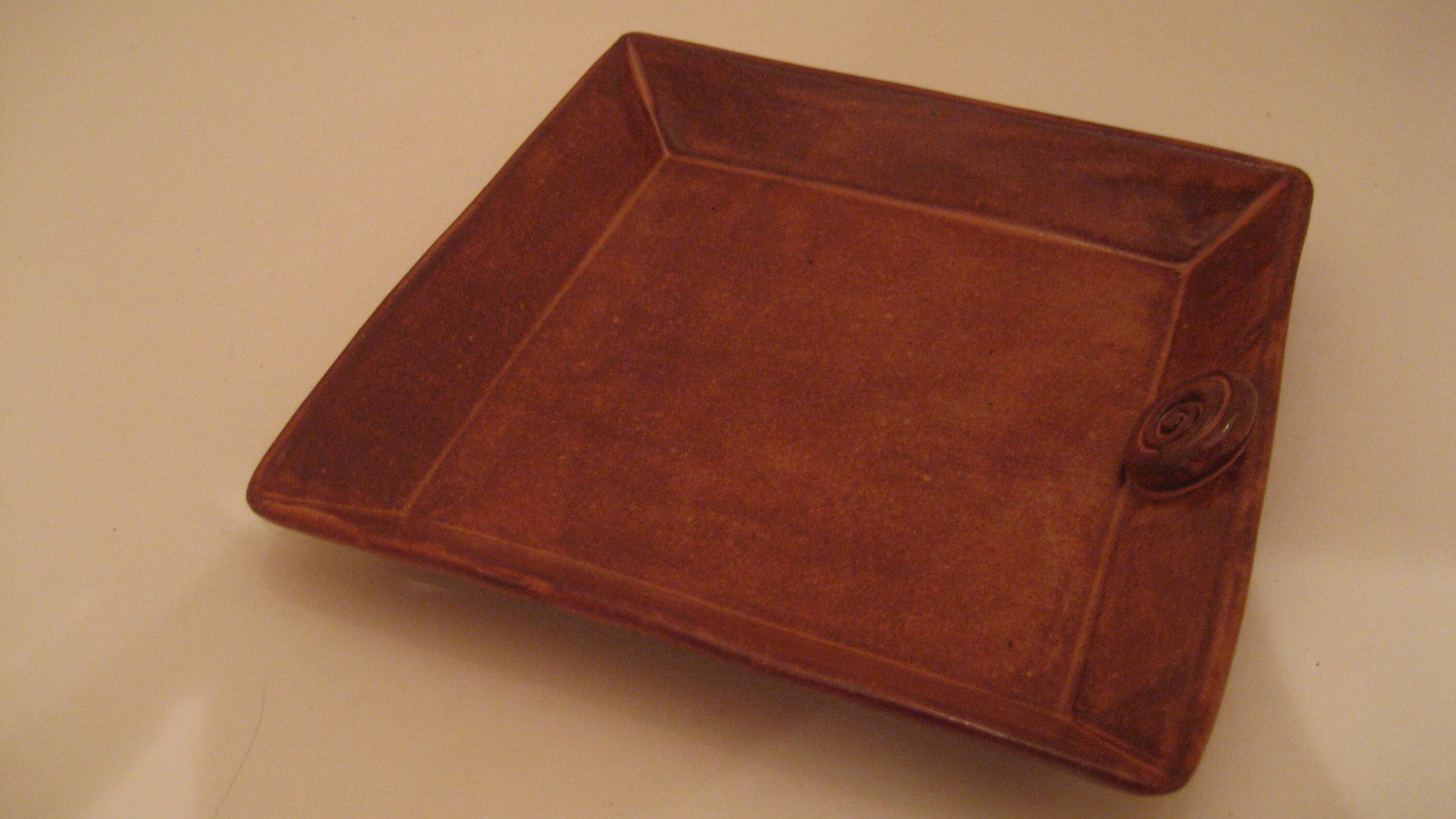 Hand Built Pottery Tray