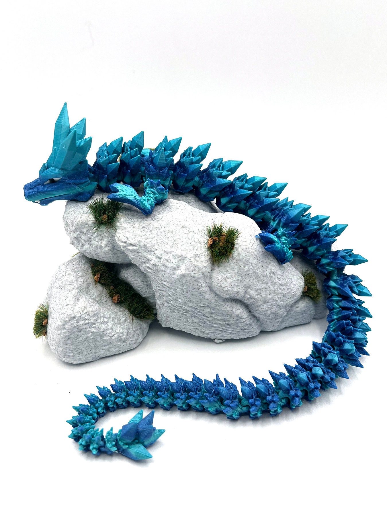 3D Printed 16 Crystal Dragon Multi Color Options Cinderwing Authorized ...