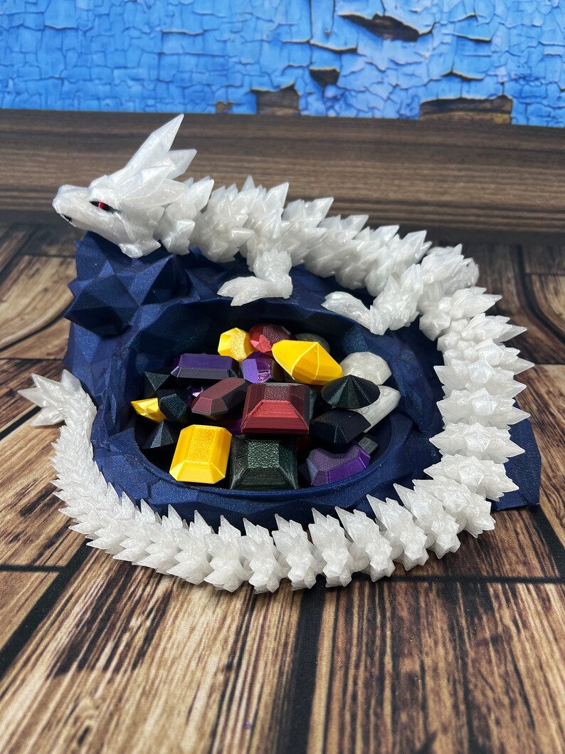 3D Printed 24" Crystal Dragon Color Shifts - Cinderwing Authorized ...