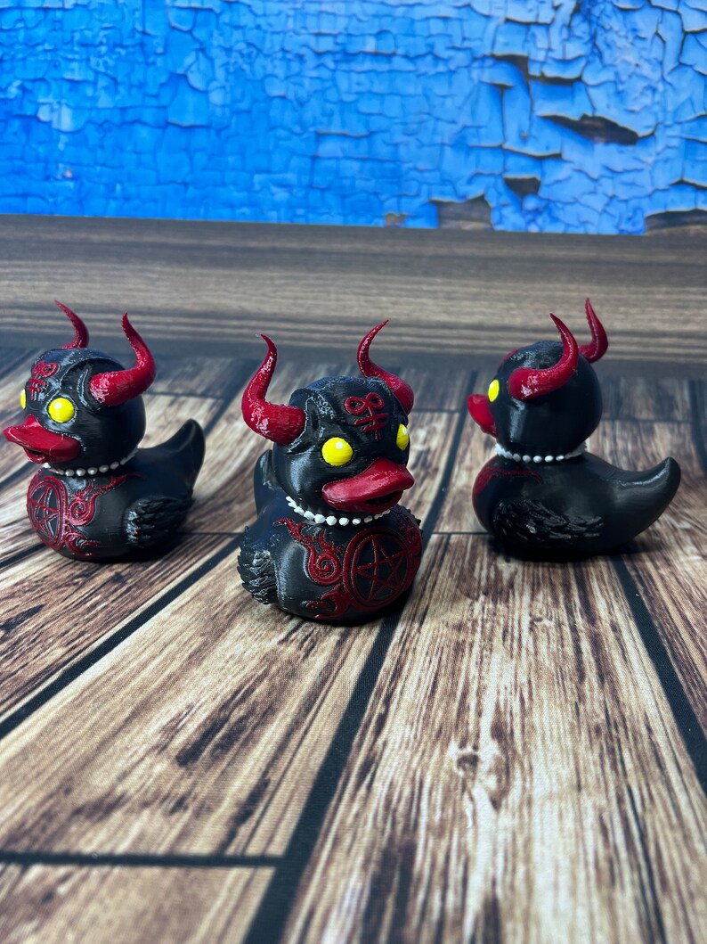 3D Printed Ducks Goth Darkside Jeep Beast Duck Anarchy - Etsy