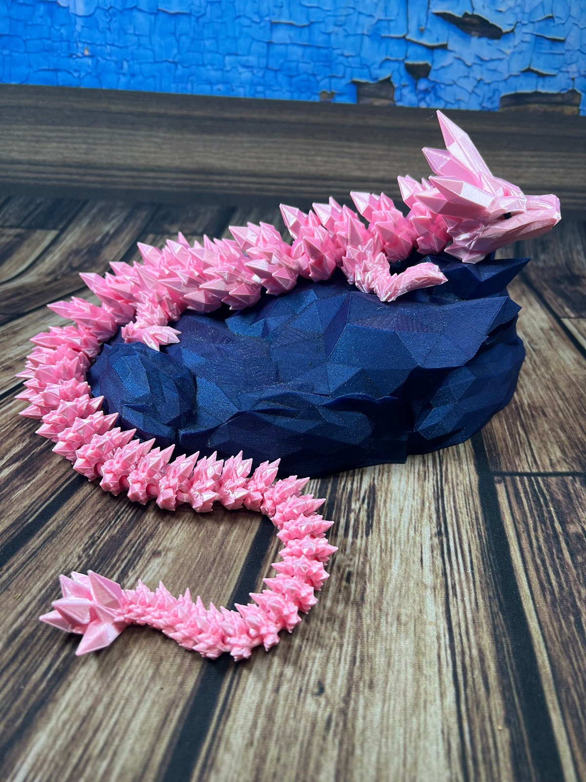 3D Printed 24" Crystal Dragon Color Shifts - Cinderwing Authorized ...