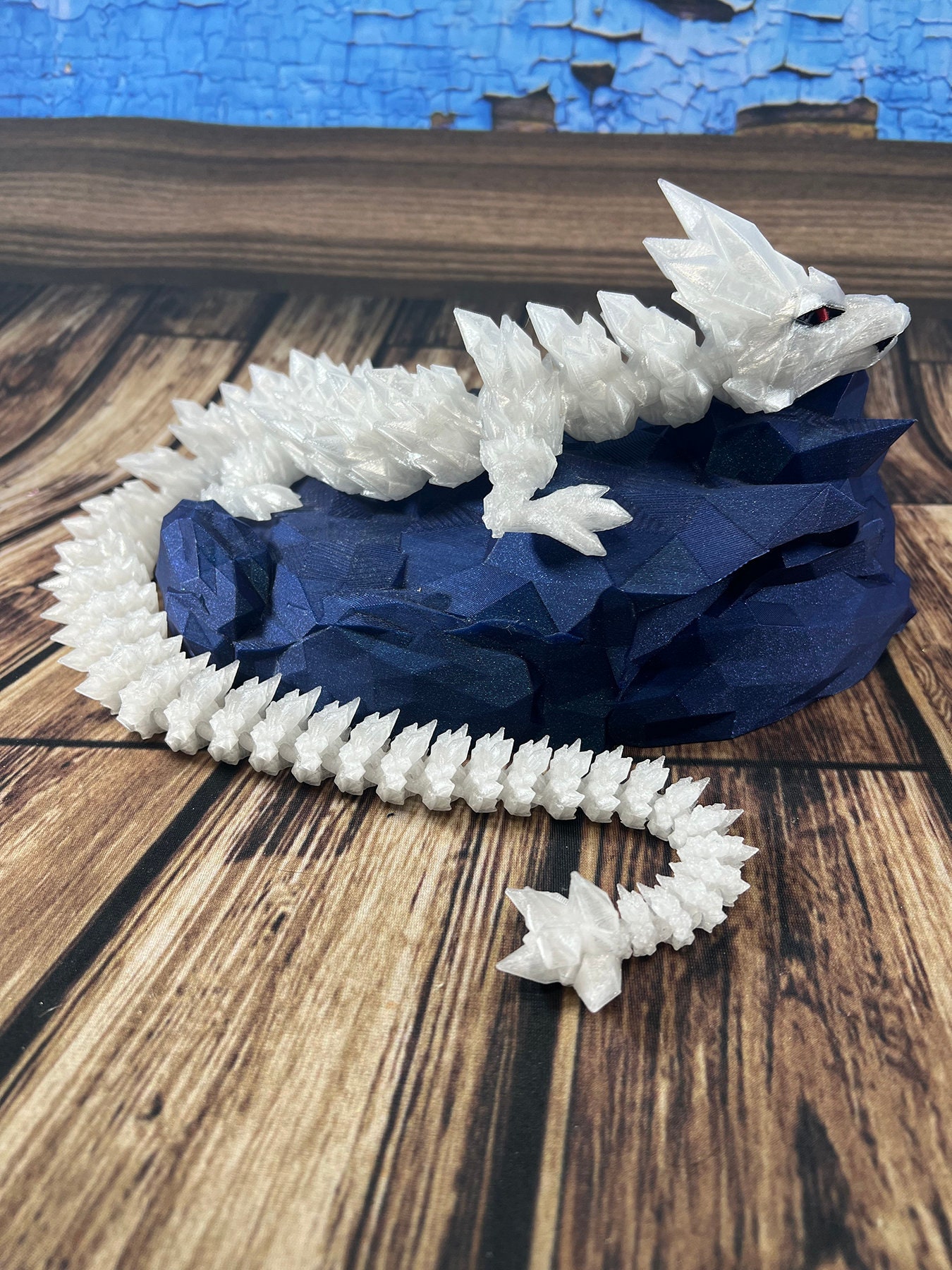 3D Printed 24" Crystal Dragon Color Shifts - Cinderwing Authorized ...