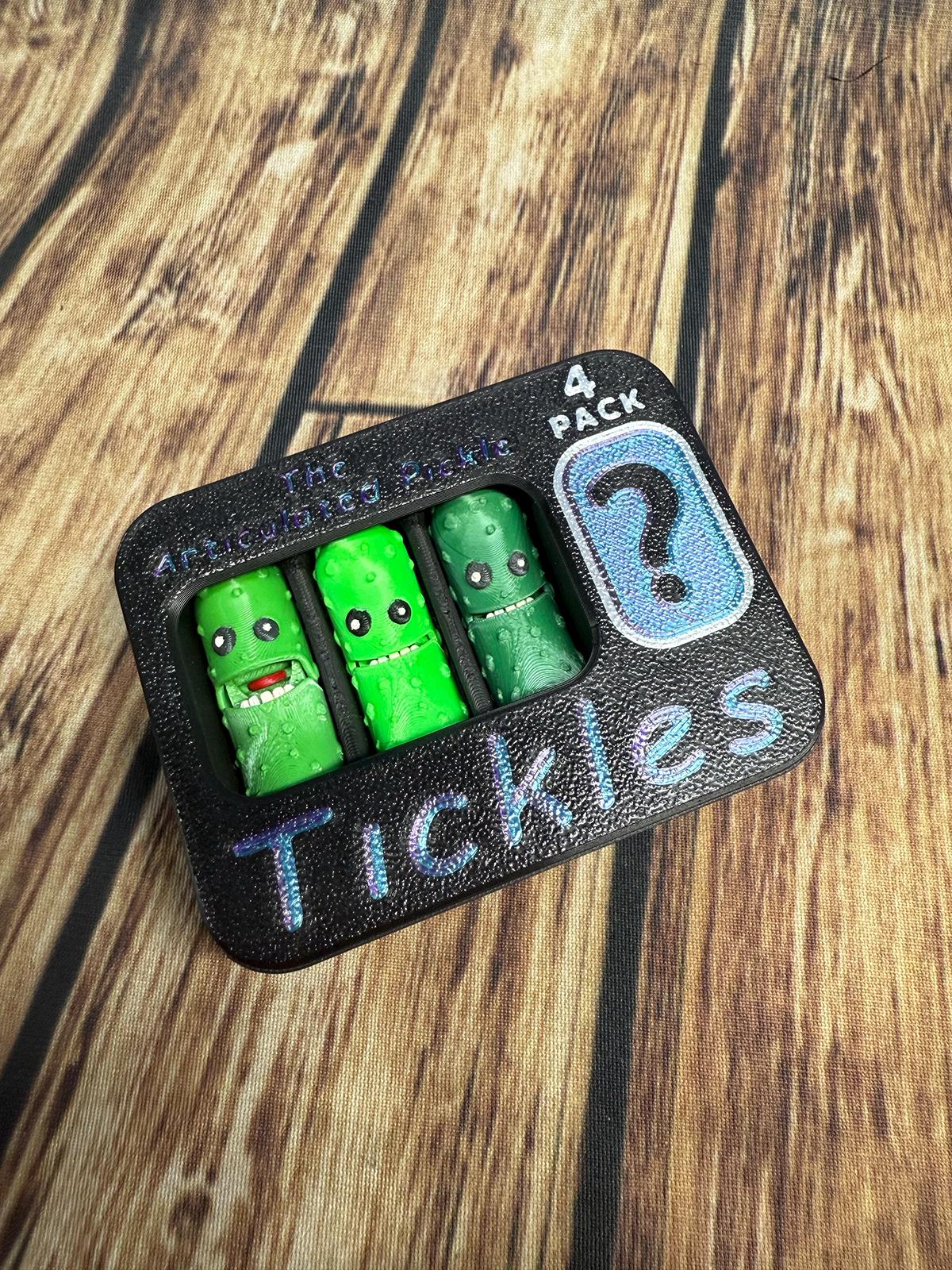 Tickles the Pickles - 3D Printed Pickle Fidgets / Food Decor / Multiple ...