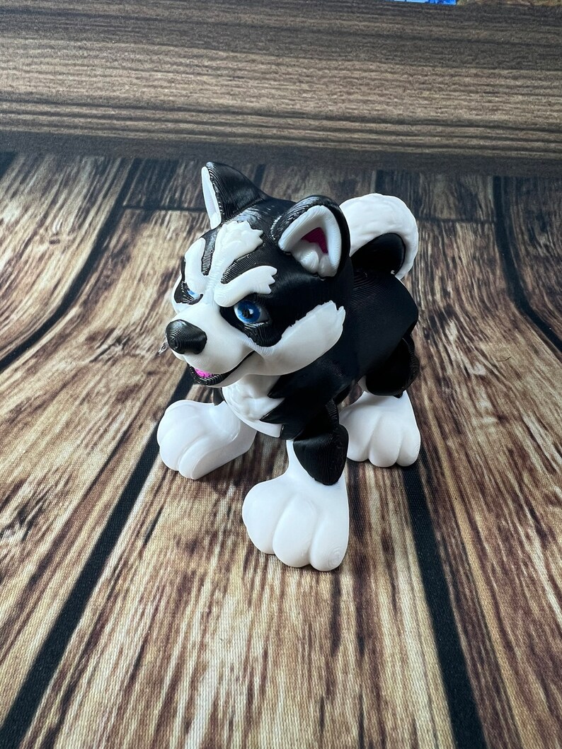 3D Printed Flexi Articulated Husky Multiple Color Choices - Etsy