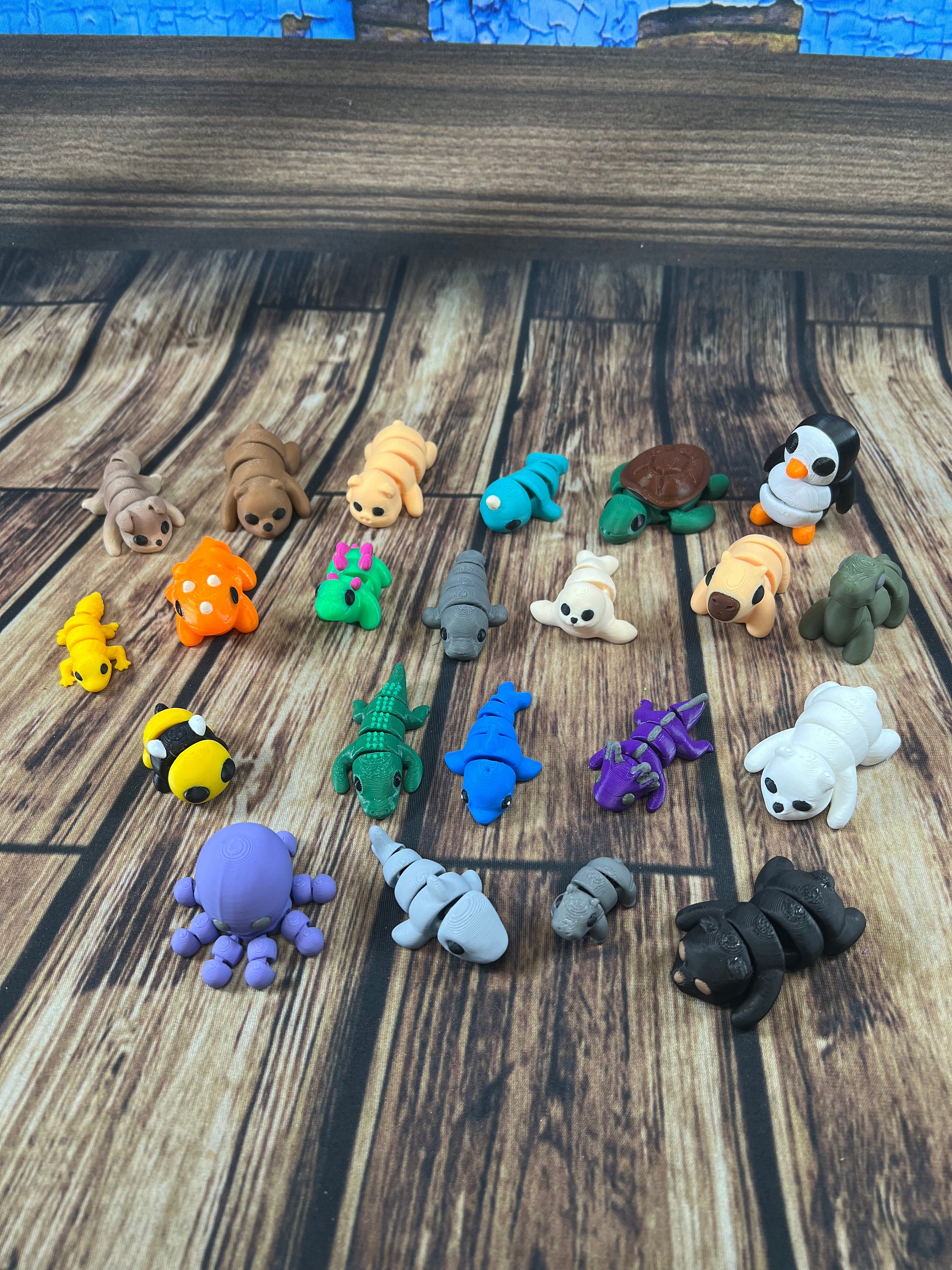 3D Printed Articulated Flexible Fidget Toy Sensory Pet Cute 3D Print ...