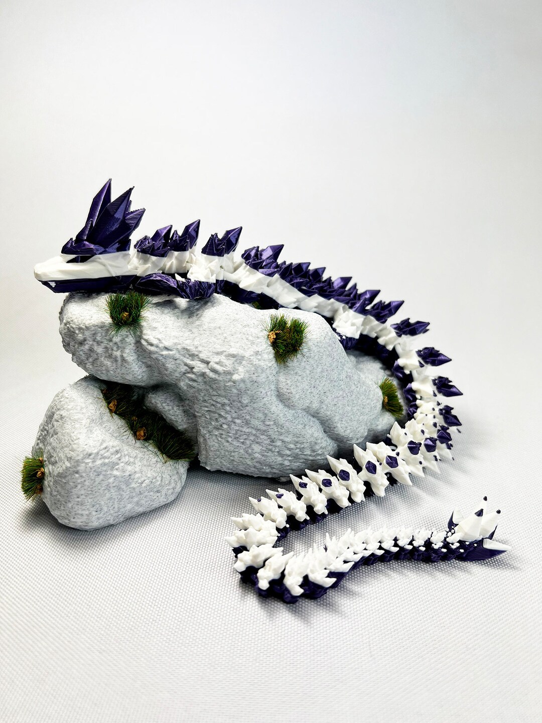 3D Printed 16" Crystal Dragon Multi Color Options - Cinderwing ...