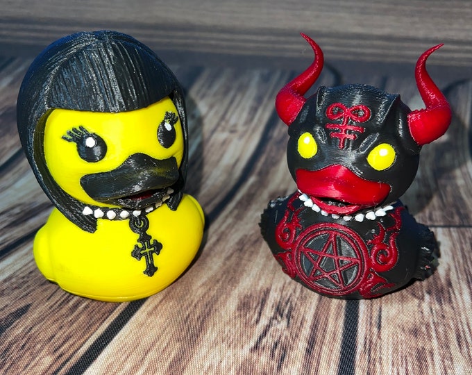 3D Printed Ducks - Goth - Darkside - Jeep - Beast - Duck - Anarchy - Etsy