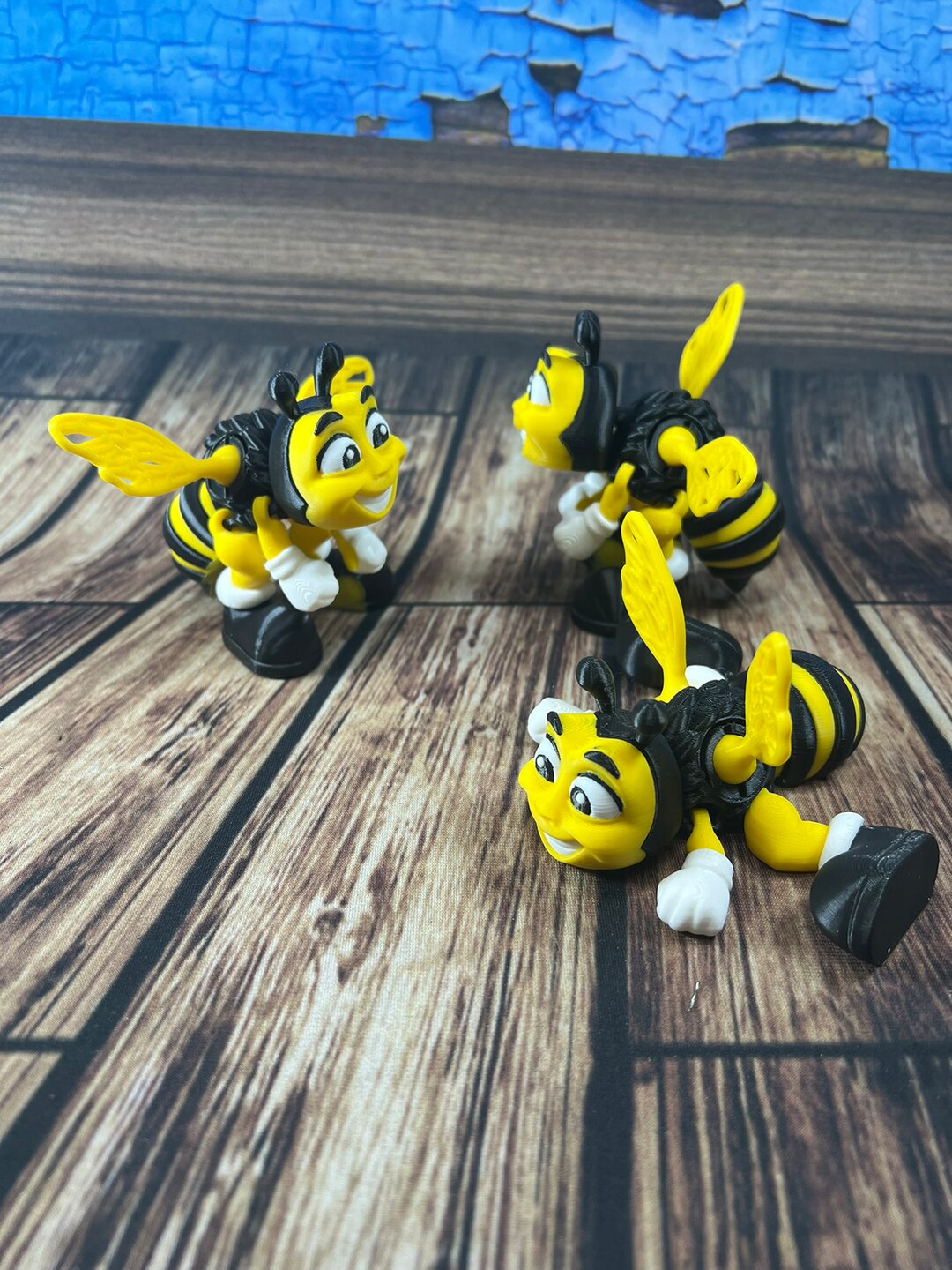 3D Printed Flexi Articulated Honey Bees - Etsy