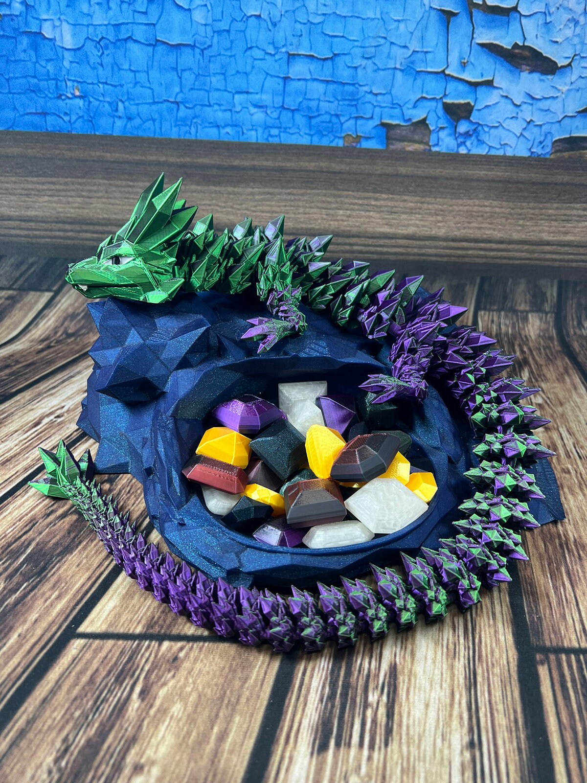 3D Printed 24" Crystal Dragon Color Shifts - Cinderwing Authorized ...