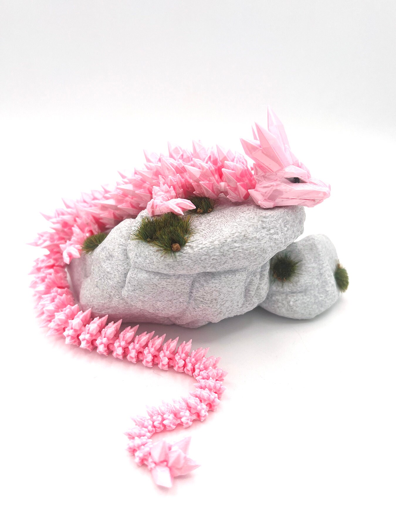 3D Printed 16 Crystal Dragon Multi Color Options Cinderwing Authorized ...