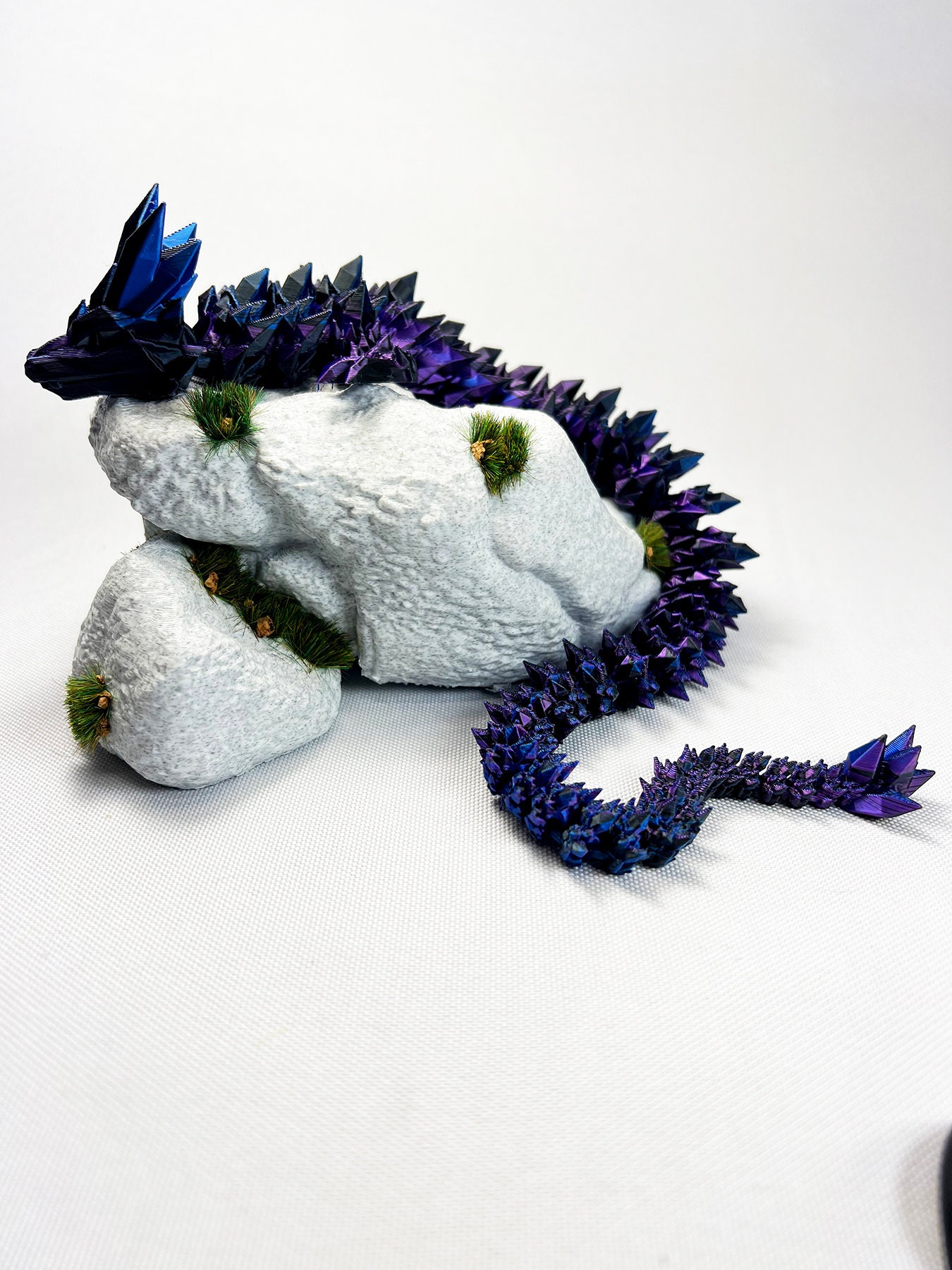 3D Printed 16" Crystal Dragon Color Shifts - Cinderwing Authorized ...