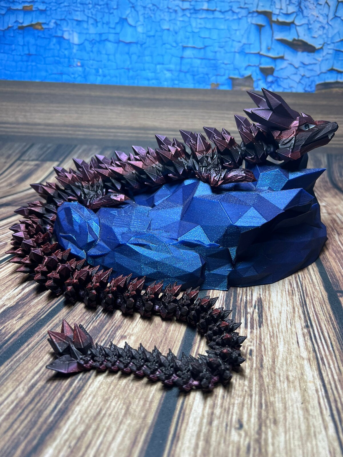 3D Printed 24" Crystal Dragon Color Shifts - Cinderwing Authorized ...