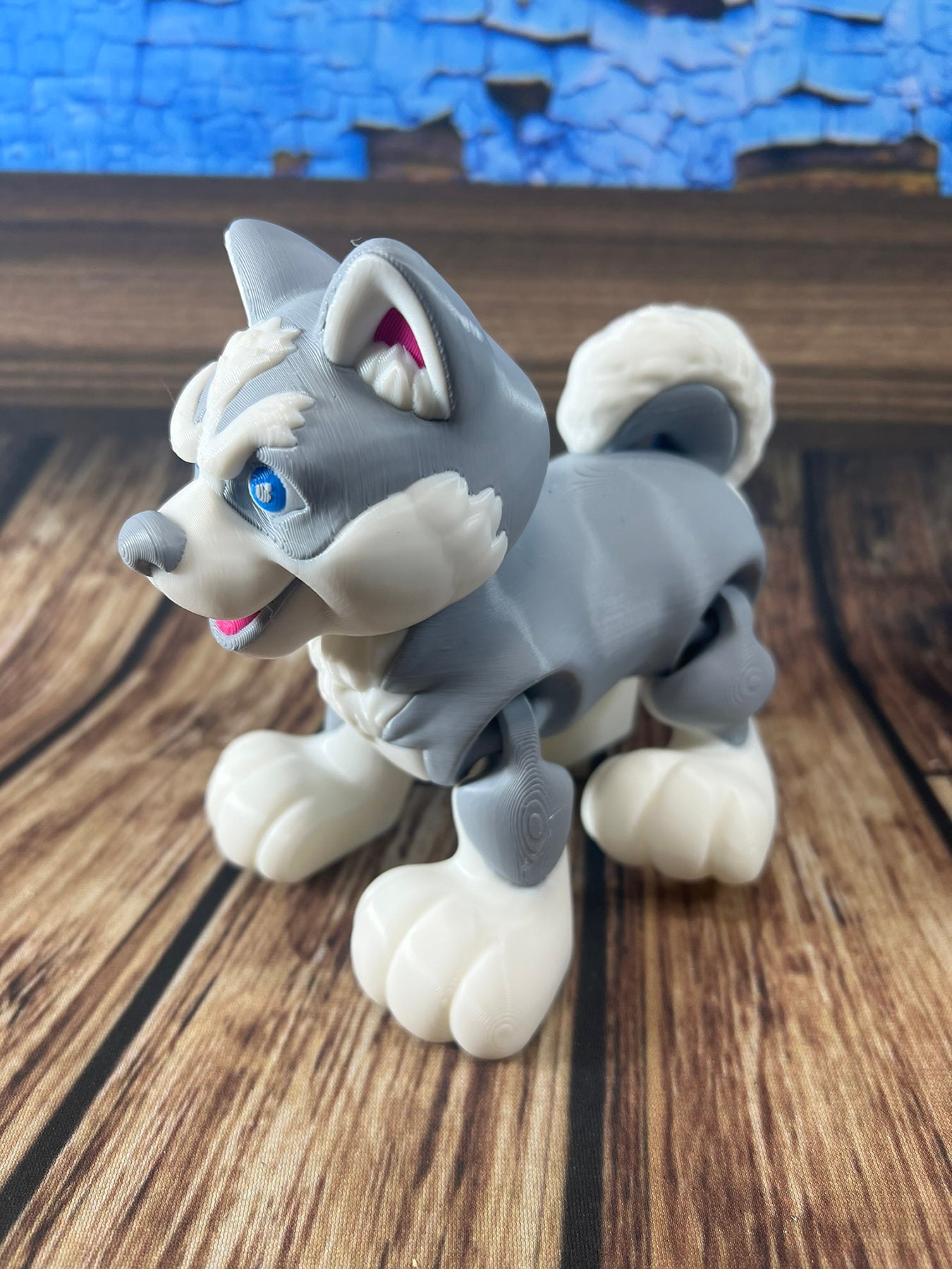 3D Printed Flexi Articulated Husky Multiple Color Choices - Etsy
