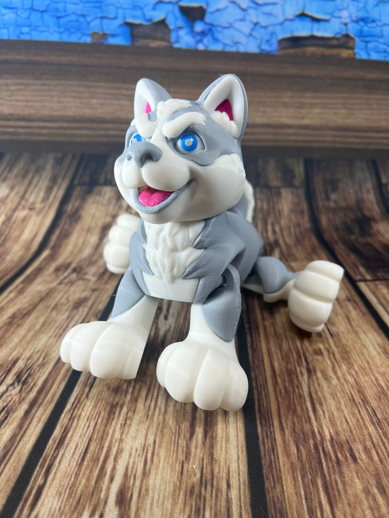 3D Printed Flexi Articulated Husky Multiple Color Choices - Etsy