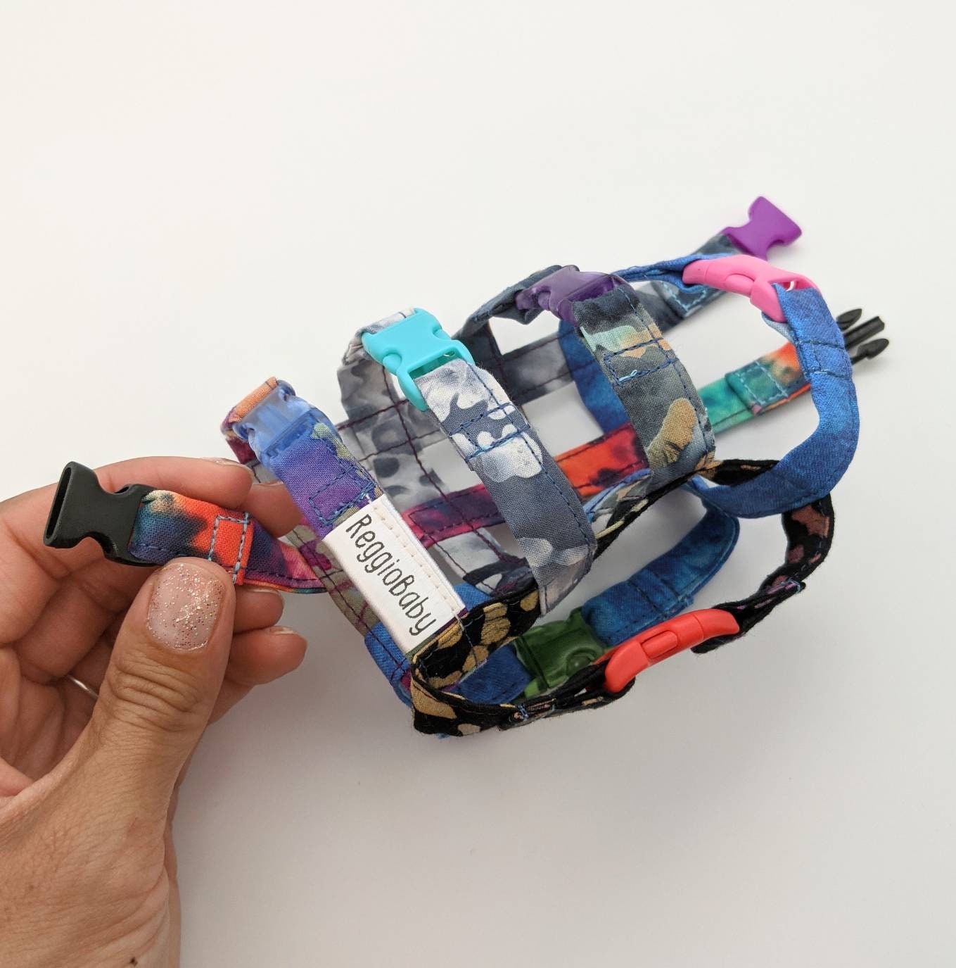 Fine Motor Toy With Mini Buckles and Vintage Fabric Fine | Etsy