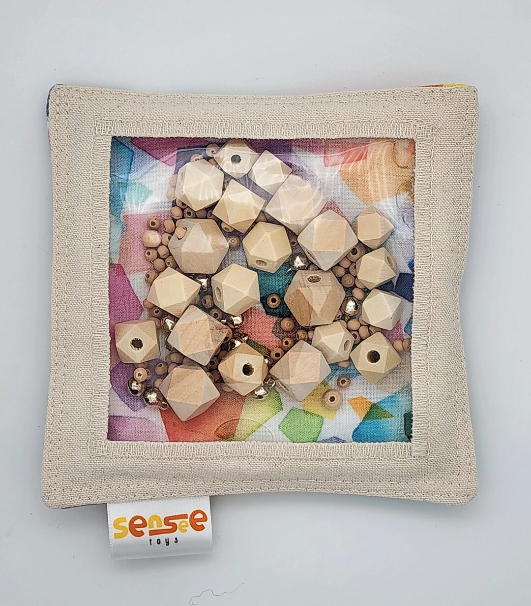 Sensory Toy Pouch: Wood Beads and Bells, Reggio Emilia Inspired - Etsy