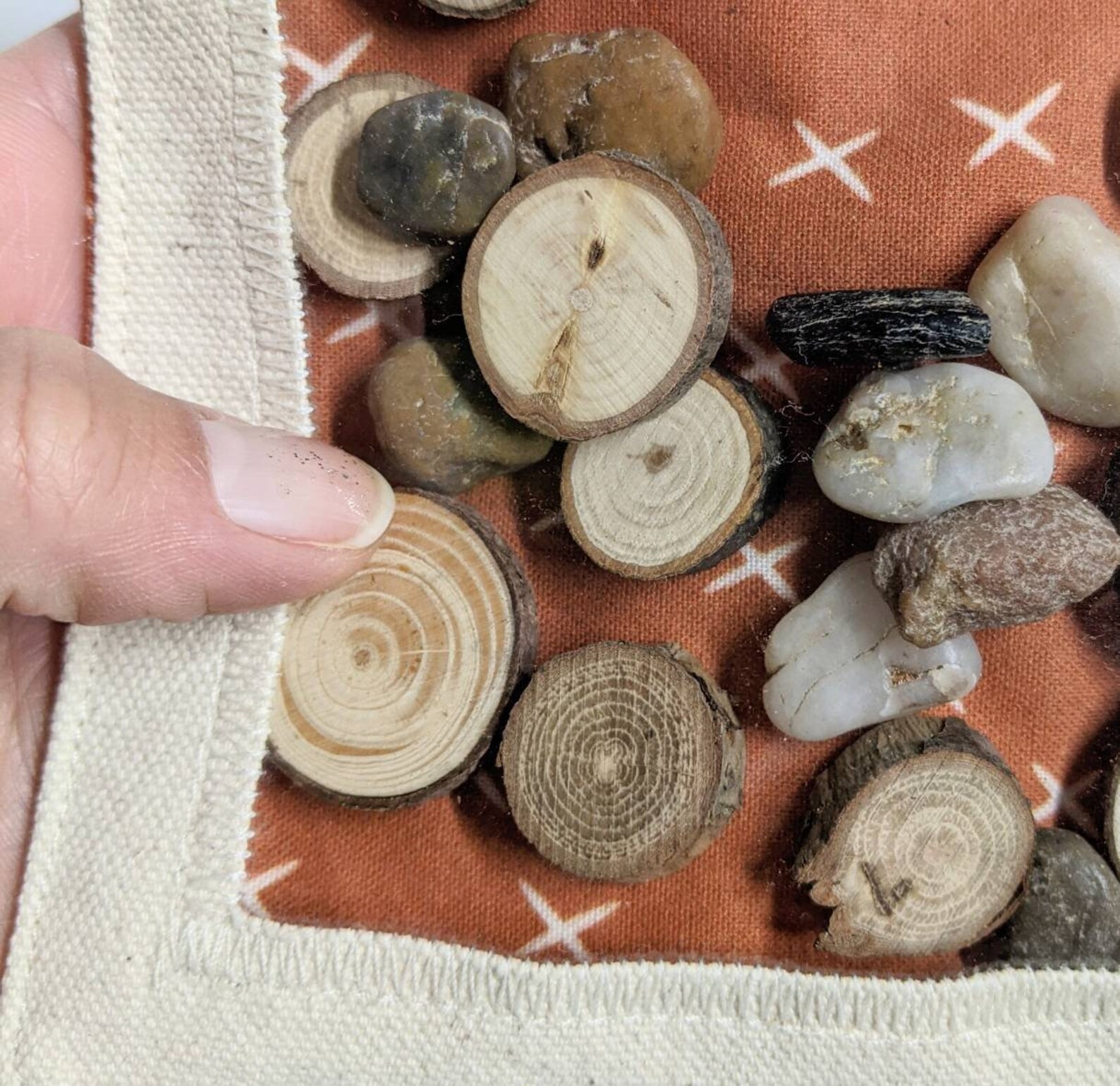 Sensory Toy With River Stones and Tree Branch Pieces for Young - Etsy