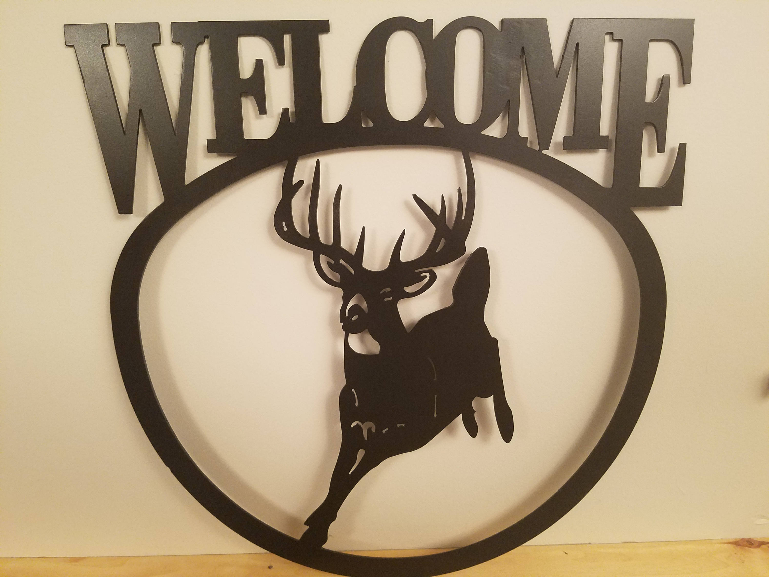 Big Buck Welcome Sign - Etsy