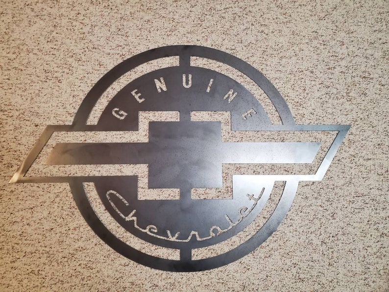 Chevy Logo Sign Plasma Cut Metal - Etsy