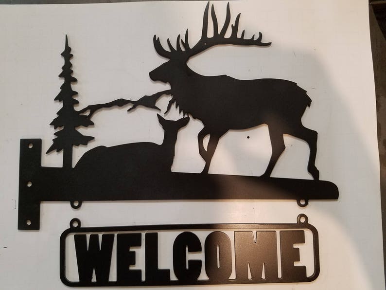 Metal Welcome Sign - Etsy