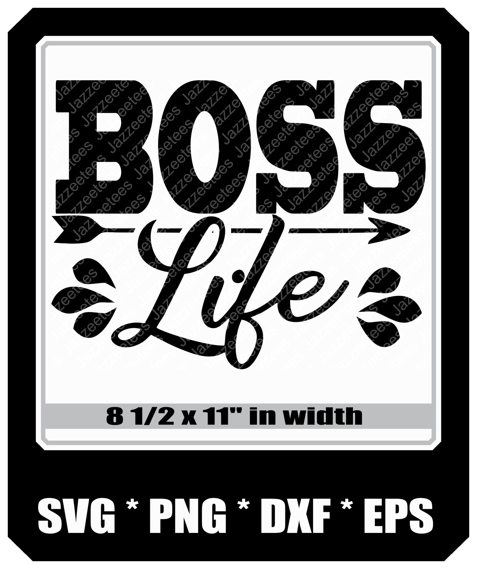 BOSS LIFE svg png Strass Vorlage & eps digital download Cut - Etsy Schweiz