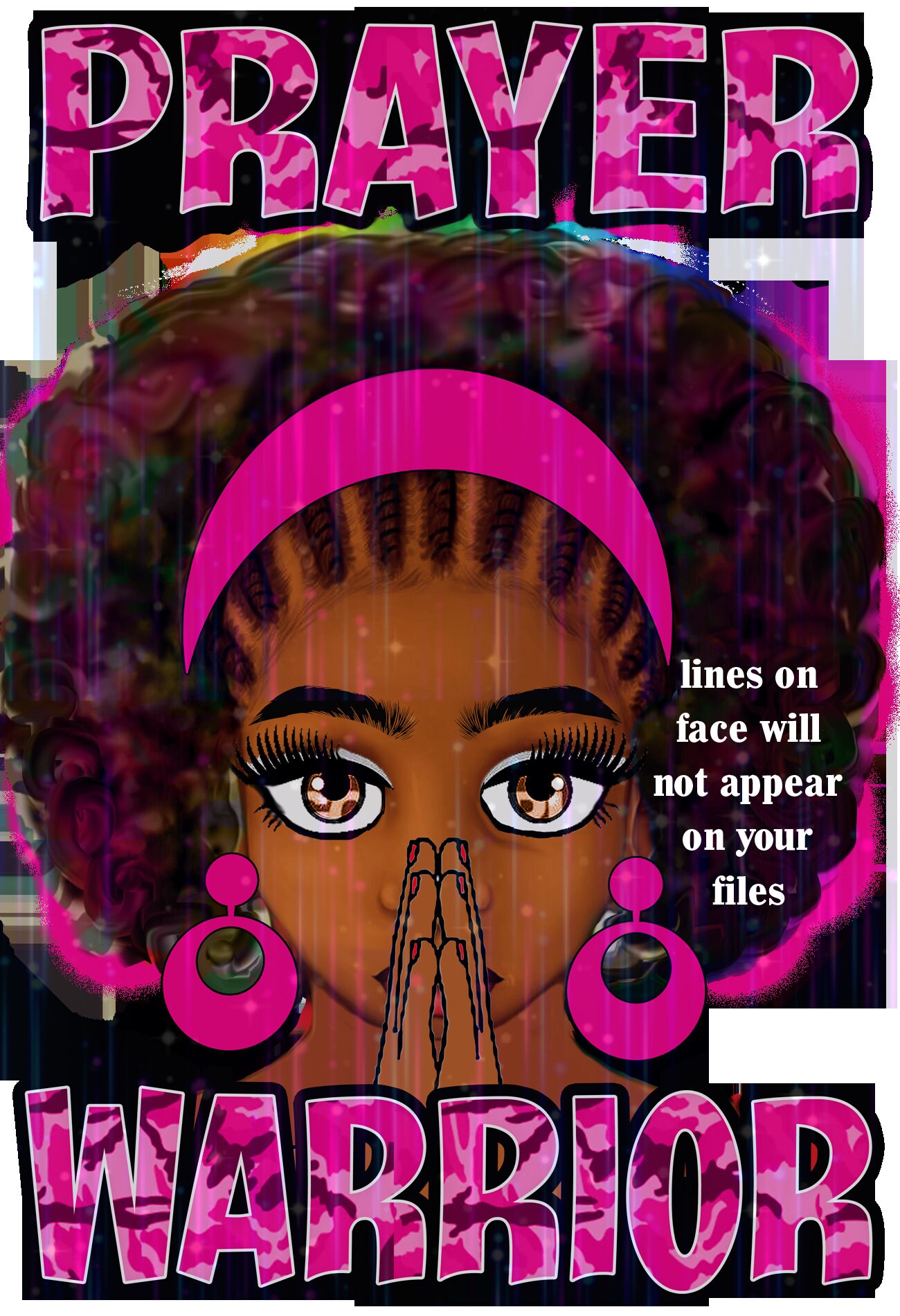 Prayer Warrior Png File for Dye Sublimation or Inkjet | Etsy
