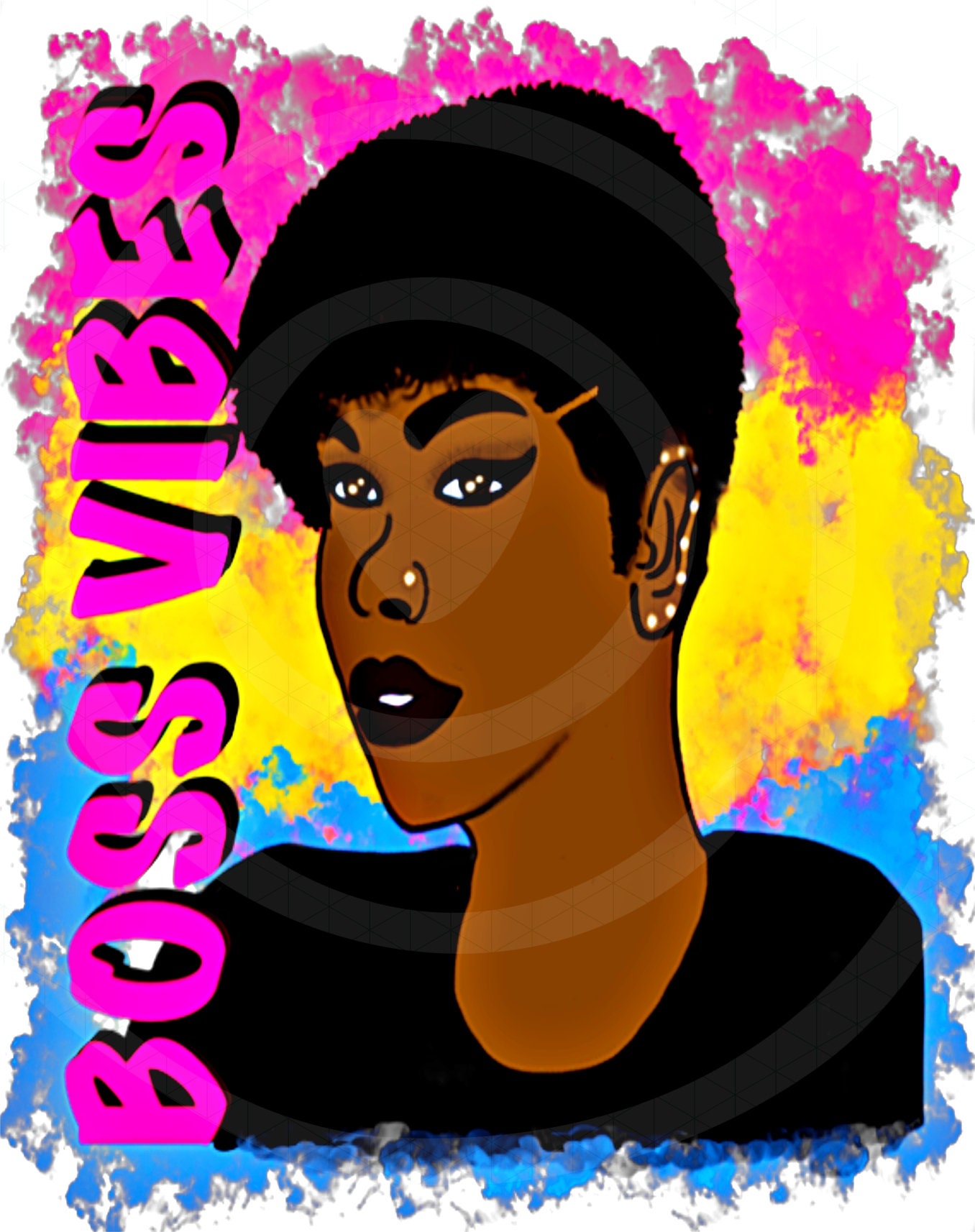 BOSS VIBES LADY 5 Pc Png Bundle 300 Dpi Perfect for Dye - Etsy UK