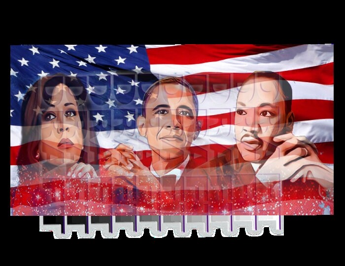 Black History Madame Vice President Kamala Harris Dr. Martin - Etsy