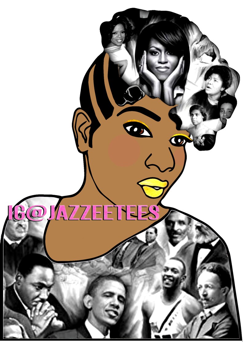 Black HISTORY MOVERS and SHAKERS Png Bundle Print Cut File for - Etsy