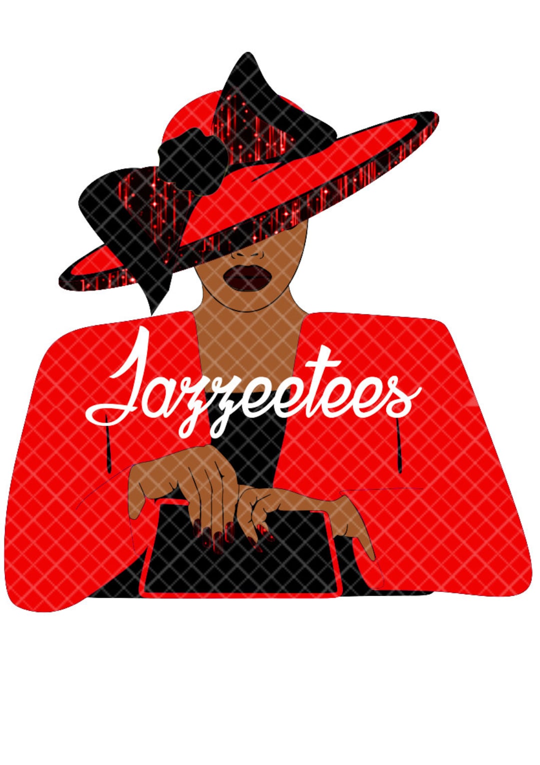 HAT CHURCH LADY Svg and Png Bundle Files ~ African American Full of Melanin