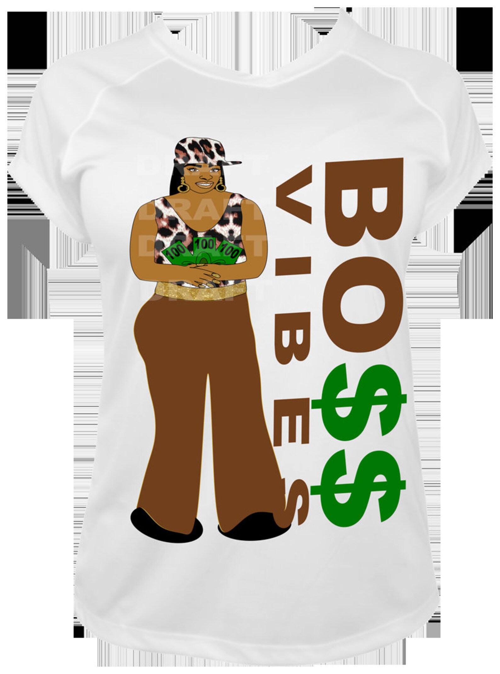 CASH BOSS HUSTLER Svg and Pngs African American Girl - Etsy