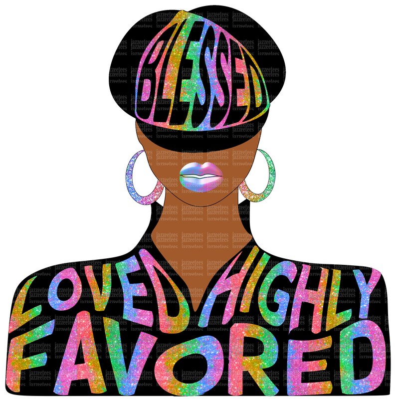 BLESSED LOVED Highly FAVORED Bundle of 14 Png and 1 Main Svg - Etsy