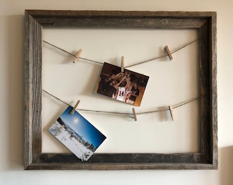 Clothespin frame | Etsy