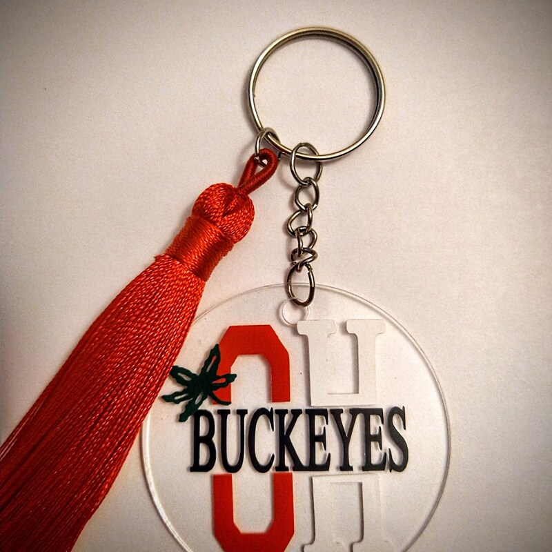 Buckeye Keychain - Etsy