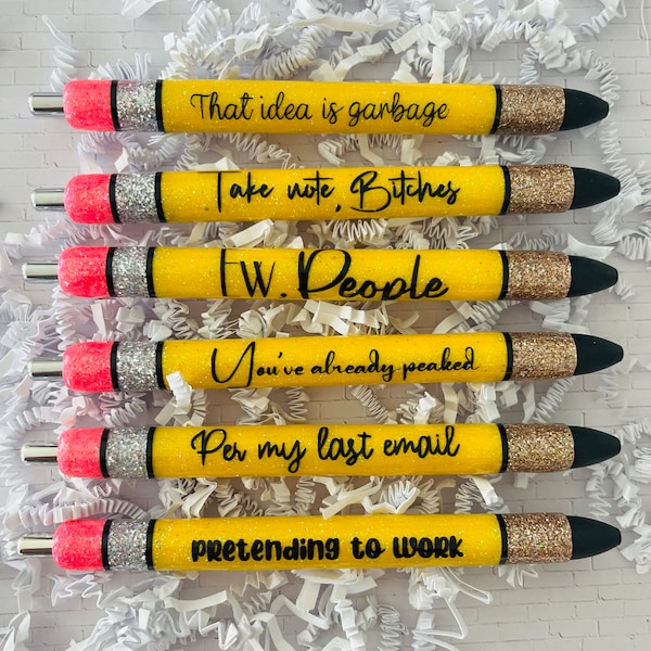 Funny Pen Sayings - Etsy
