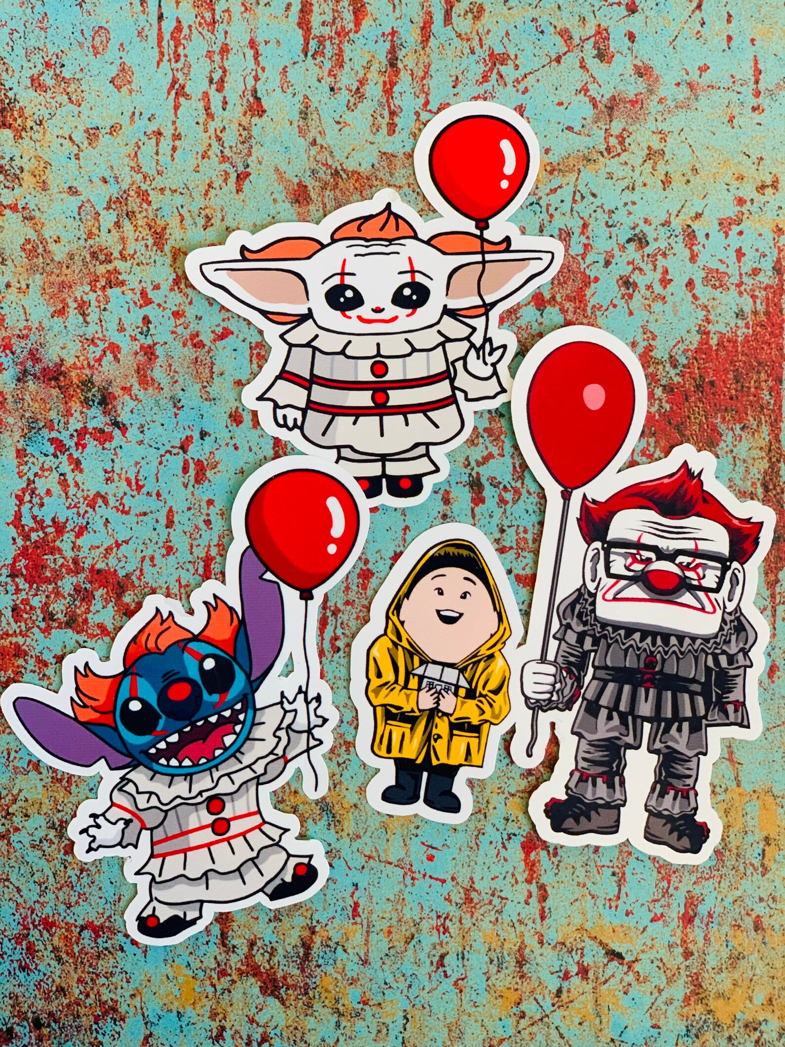 Sticker Halloween Sticker Pennywise Pennywise Stickers - Etsy