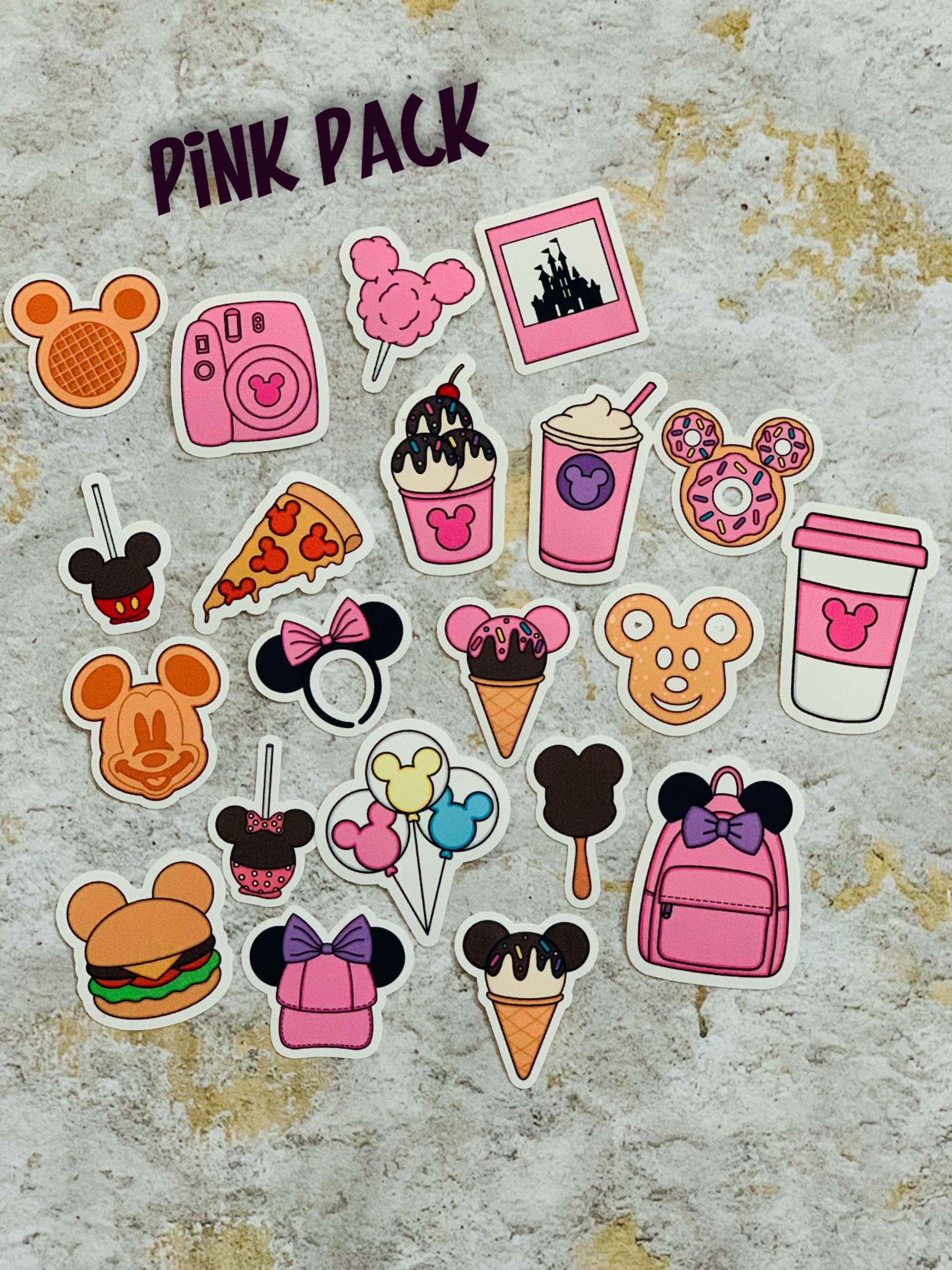 Disney Disney Sticker Food Sticker Pack Disney Bound - Etsy