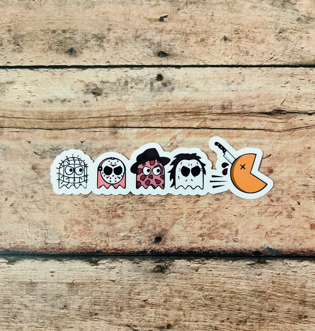 Pac-man, Pac-man Sticker, Waterproof Sticker, Hydroflask Sticker ...