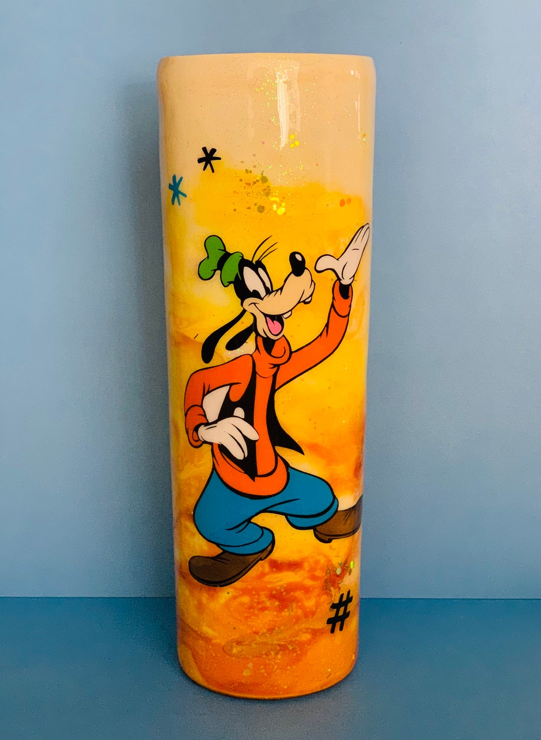 Goofy Tumbler | Tumblers | Custom Tumbler | Glitter Tumbler | Disney ...