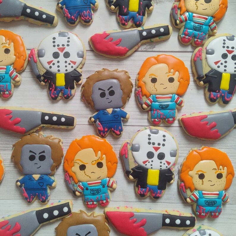 Horror Movie Character set 2 Cookies - Etsy
