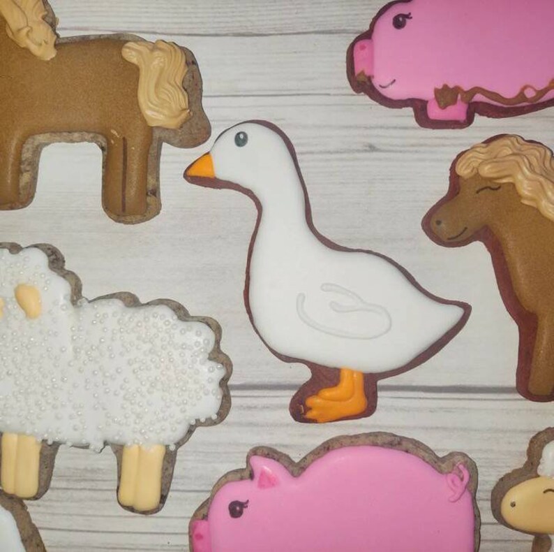 Farm Animal Cookies - Etsy