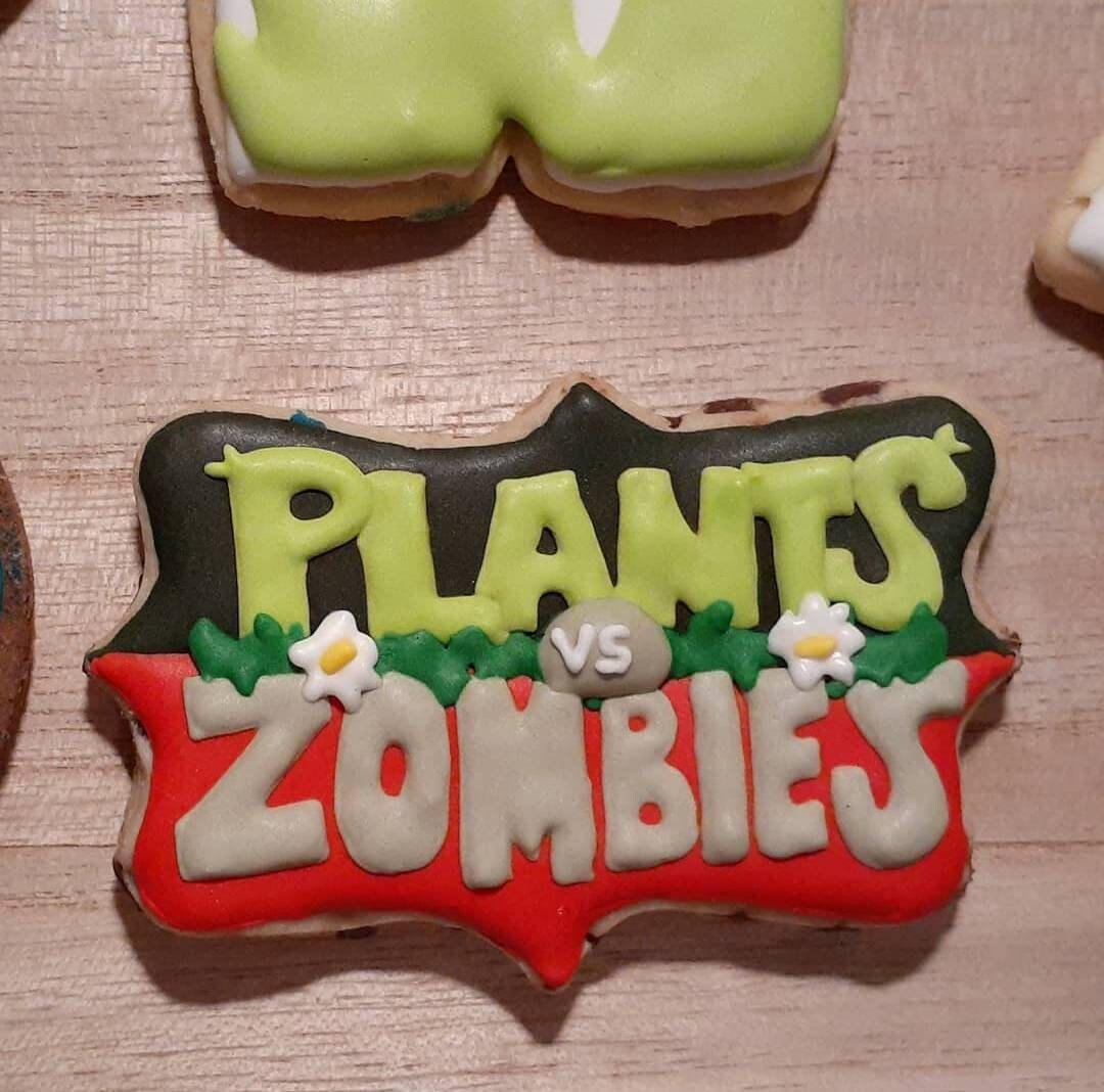 Plants Vs. Zombies Birthday Cookies - Etsy