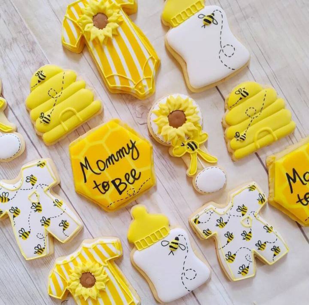 Mommy to Bee Baby Shower Cookies - Etsy